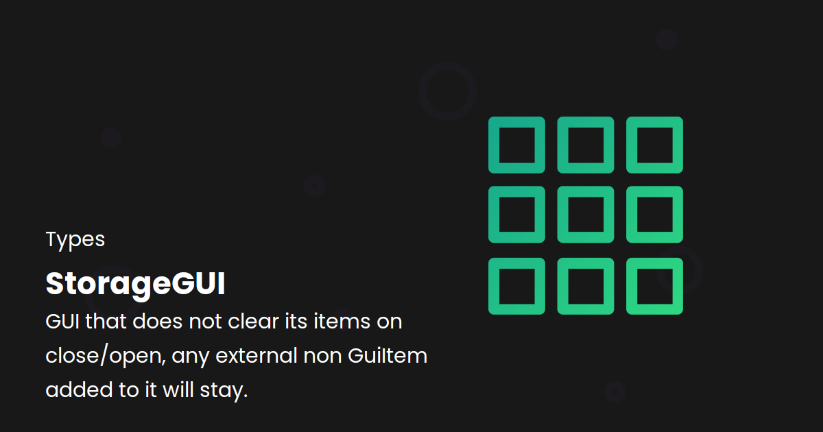 TriumphTeam | Triumph GUI - StorageGUI